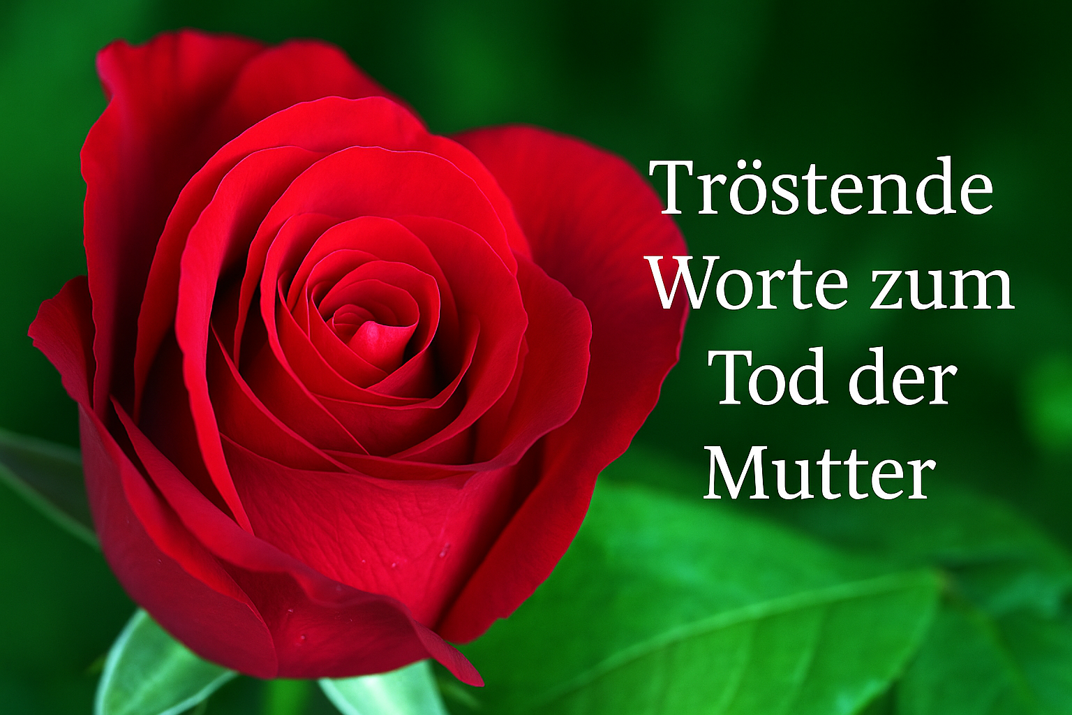 201 tröstende Worte zum Tod der Mutter – Trauersprüche & Zitate - The ...
